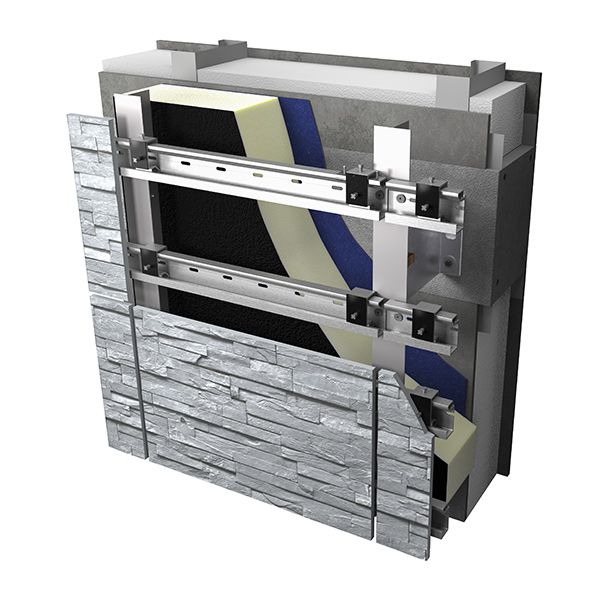 Concrete Facade Rainscreen Section Three Rules For Rainscreens